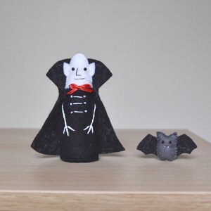 PDF FILES - Vampire & Pet Bat - Easy Sewing Pattern - Instant Download ...