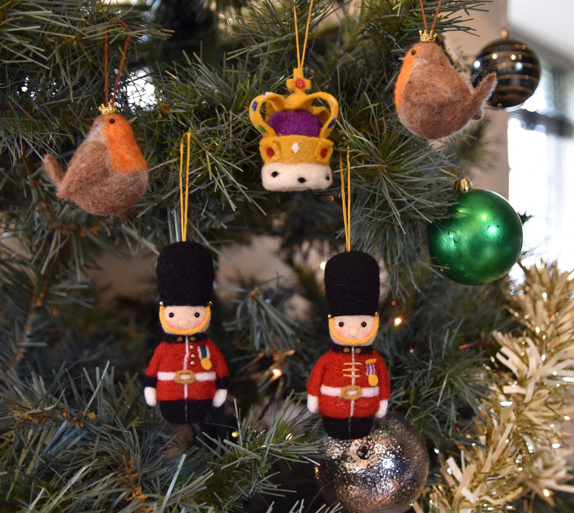 PDF FILES Needle Felt Christmas Tree Ornament Pattern - Royal Guards ...