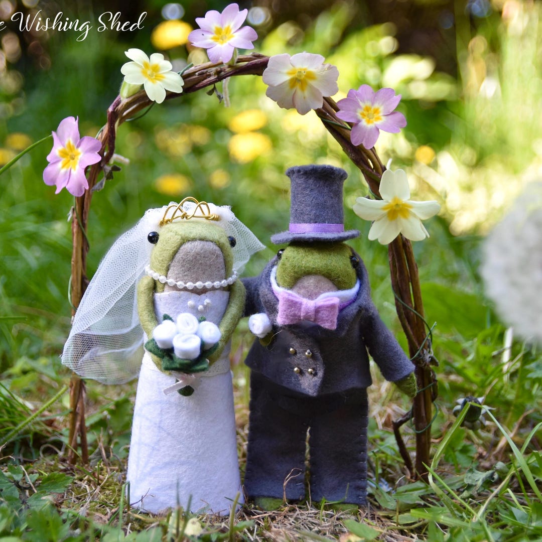 PDF FILES - Miniature Bride & Groom Wedding Outfits - for Frog Dolls ...