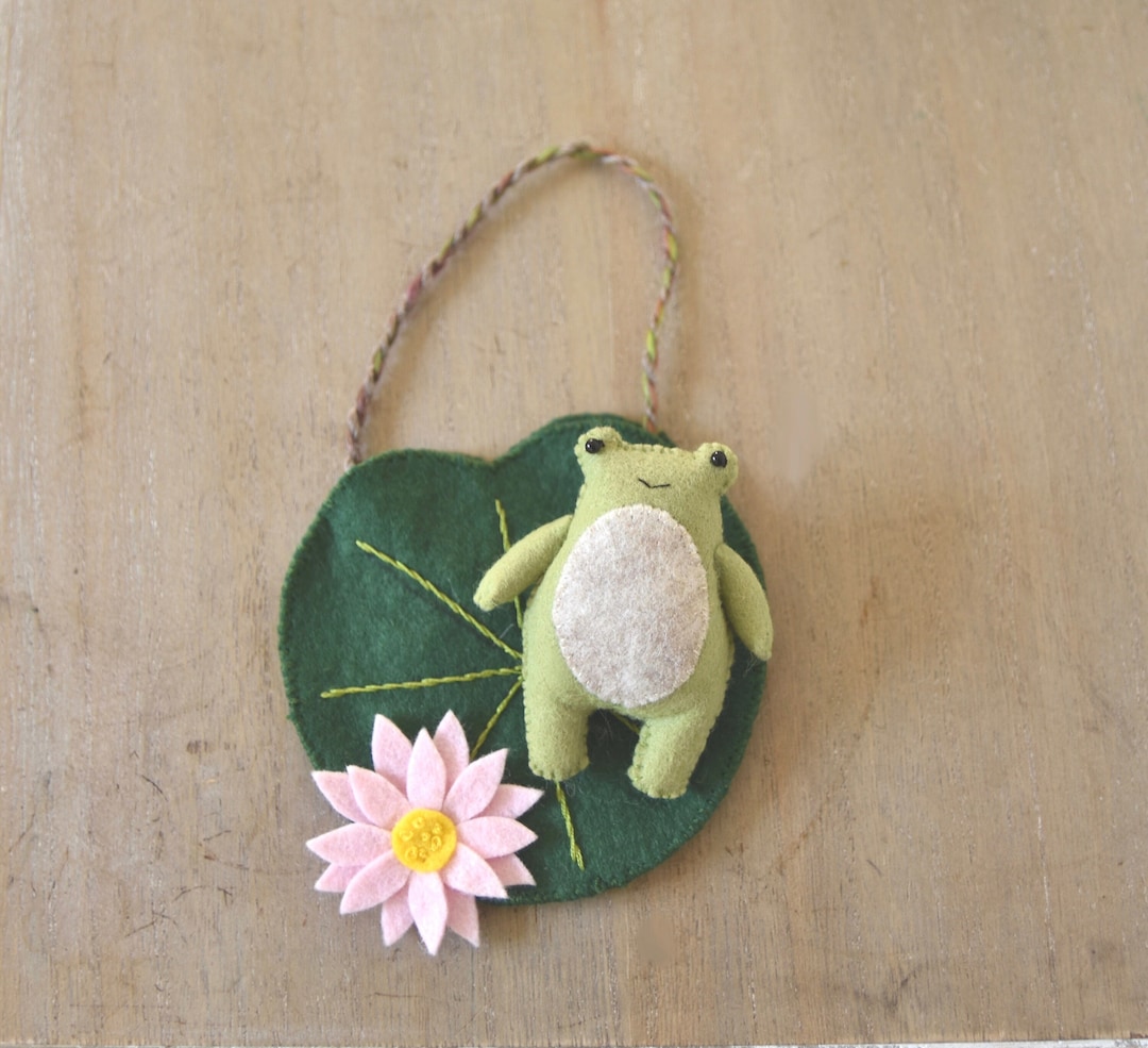 PDF FILES Friendly Frog Doll - Felt Sewing Pattern - Instant Download ...