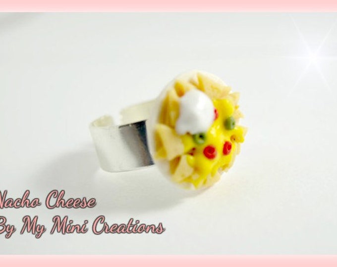 Nacho Cheese Ring Miniature Food Miniature Food Jewelry - Etsy
