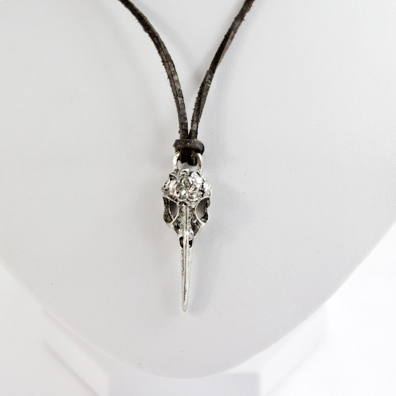 Bird Skull Choker Plague Doctor Jewelry Raven Crow Choker Long Beak ...