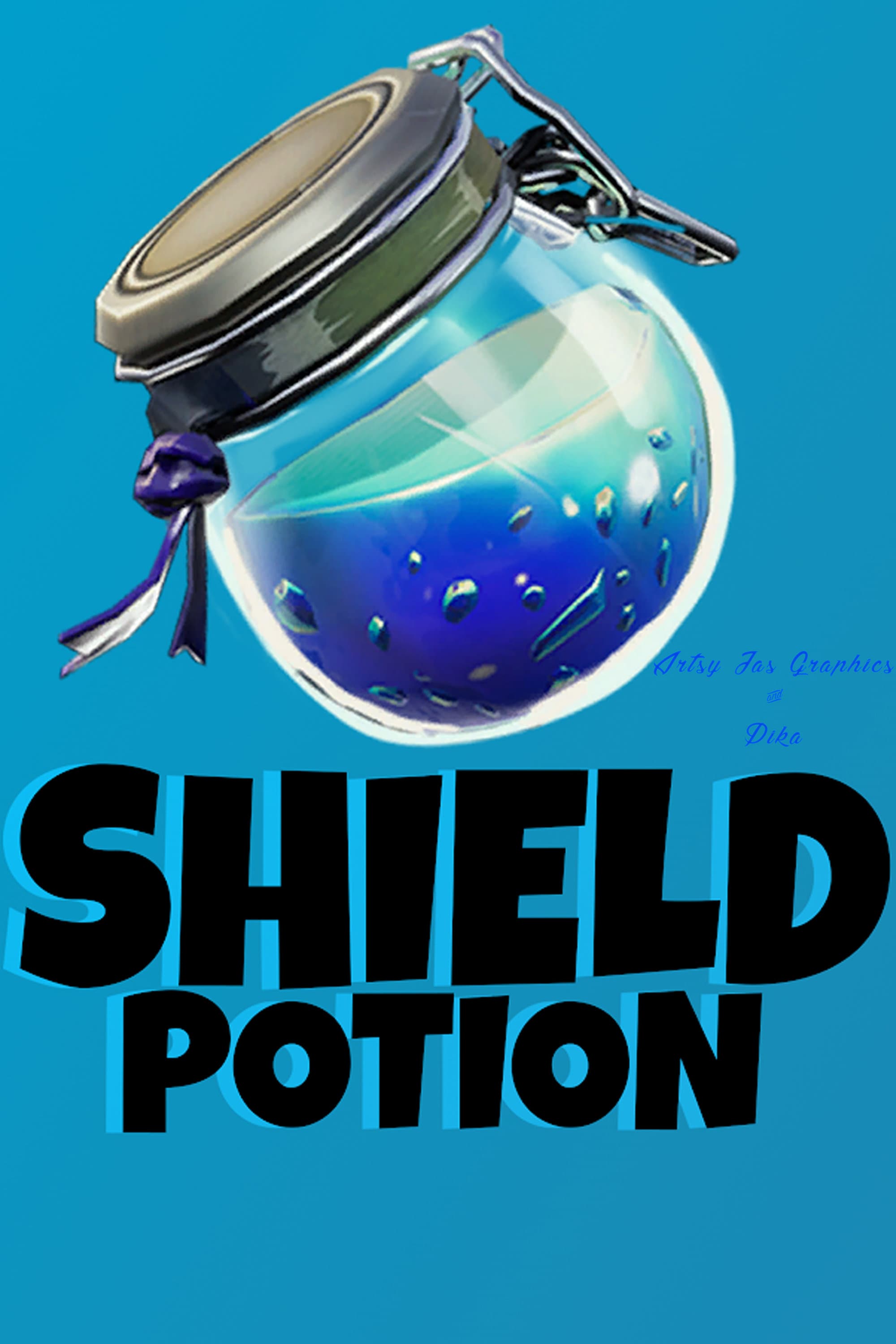 Fortnite Shield Potion Poster Digital Version | Etsy