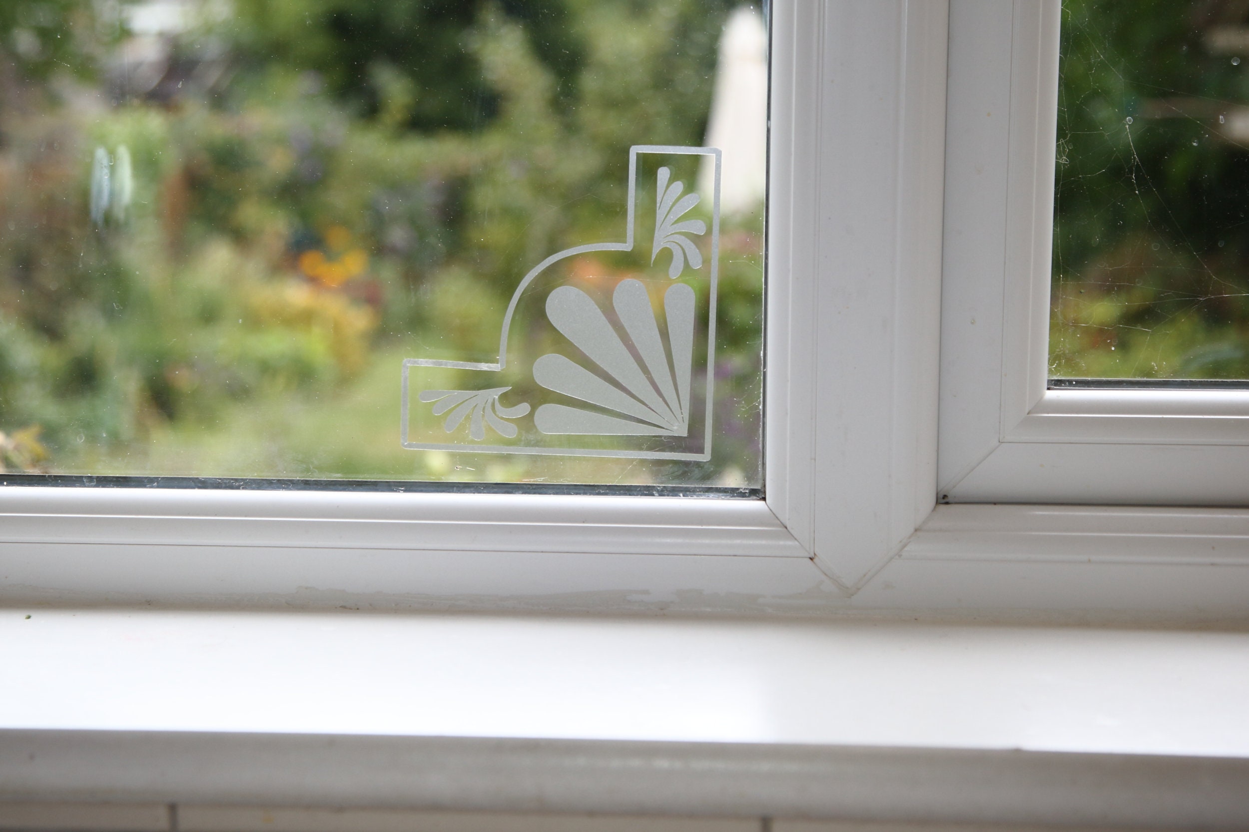 Pair 2 of Art Deco Style Self Adhesive Wall Decals/stickers - Etsy