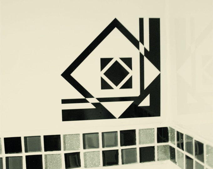 Large Art Deco Style Ritz Diamond Shape Wall | Etsy