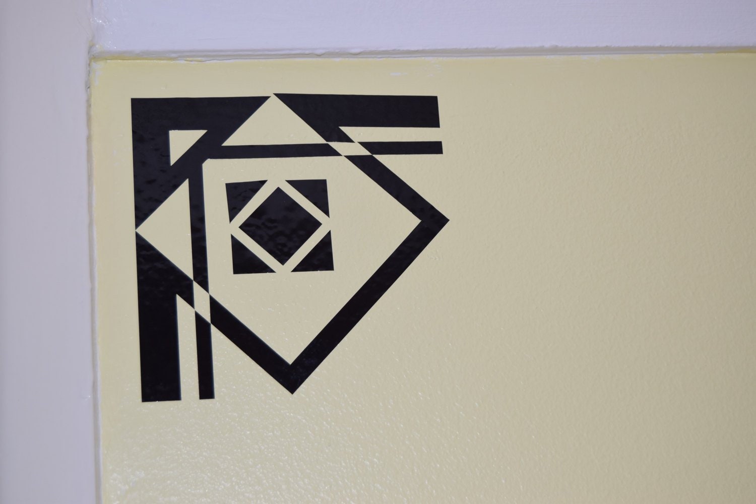 Pair 2 of Art Deco Style Corner Decoration Wall Decals 11 - Etsy