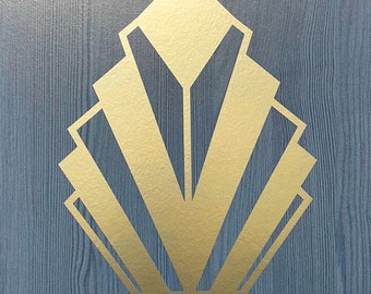 Art Deco Woman ... Vinyl Wall Decal - Etsy