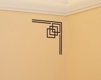 Corner Wall Decal | Etsy