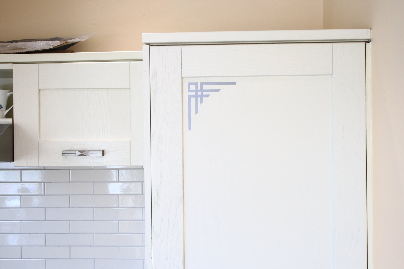 Pair 2 of Art Deco Style Corner Wall Decals/stickers - Etsy