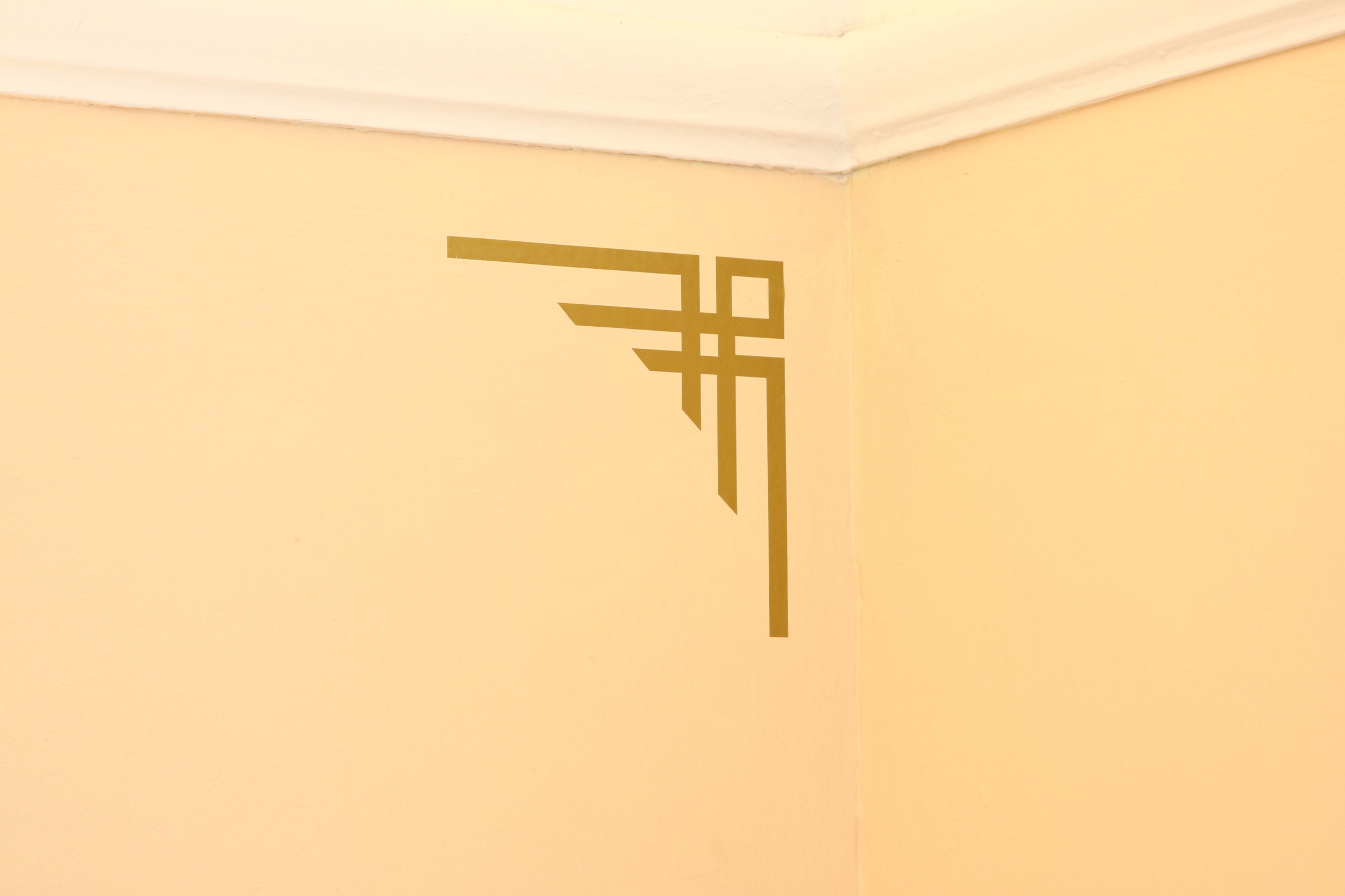 Pair 2 of Art Deco Style Corner Wall Decals/stickers - Etsy UK