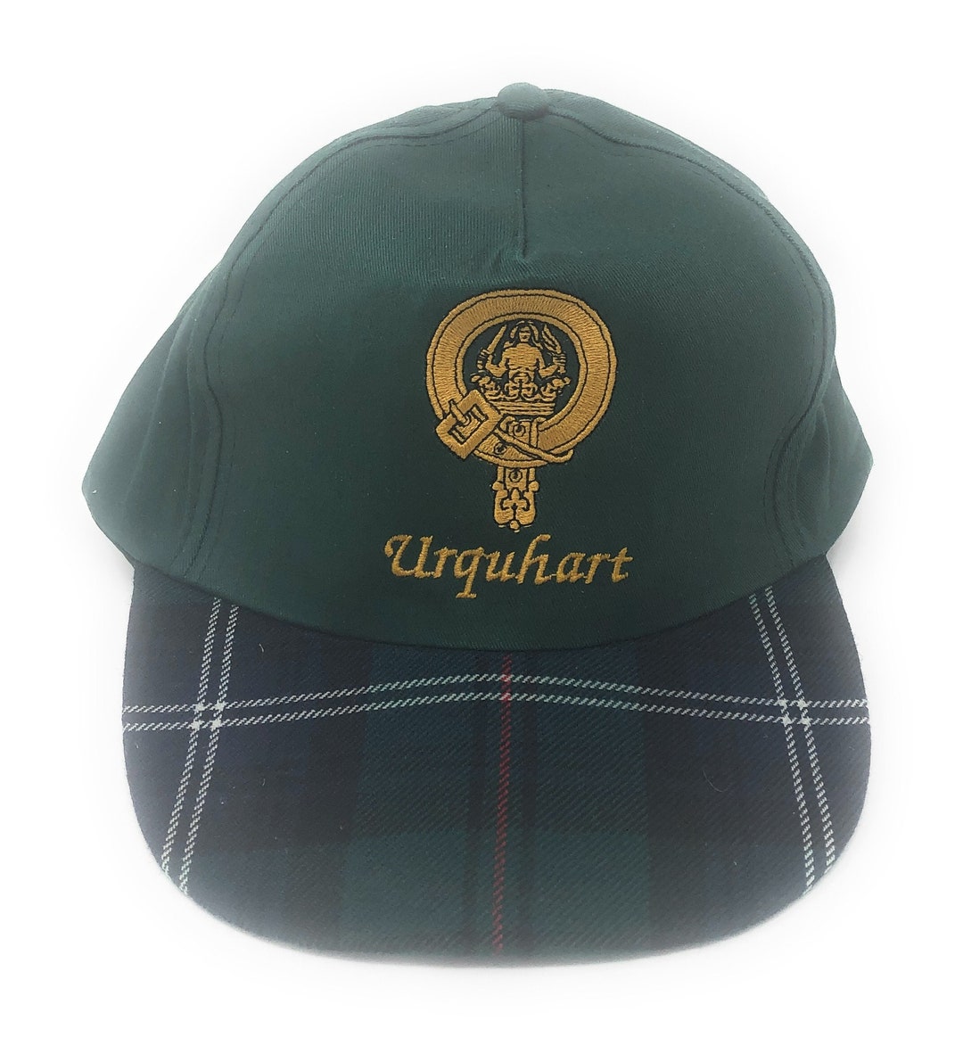 Scottish Clan Crest Tartan Baseball/golf Cap - Urquhart - Etsy