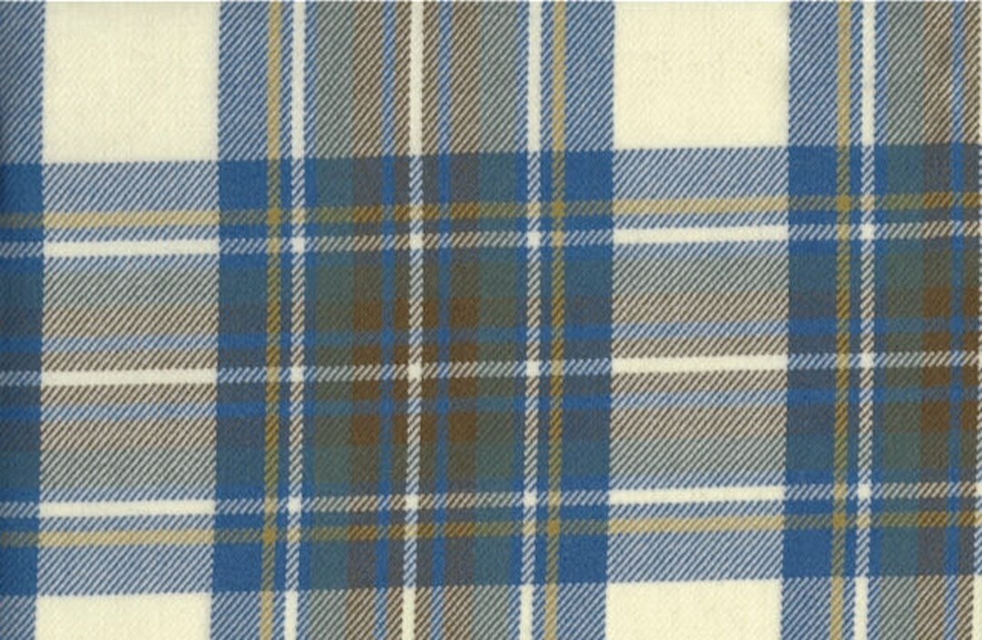 Blue Dress Stewart Tartan Fabric 13oz 100% Pure Wool - Etsy
