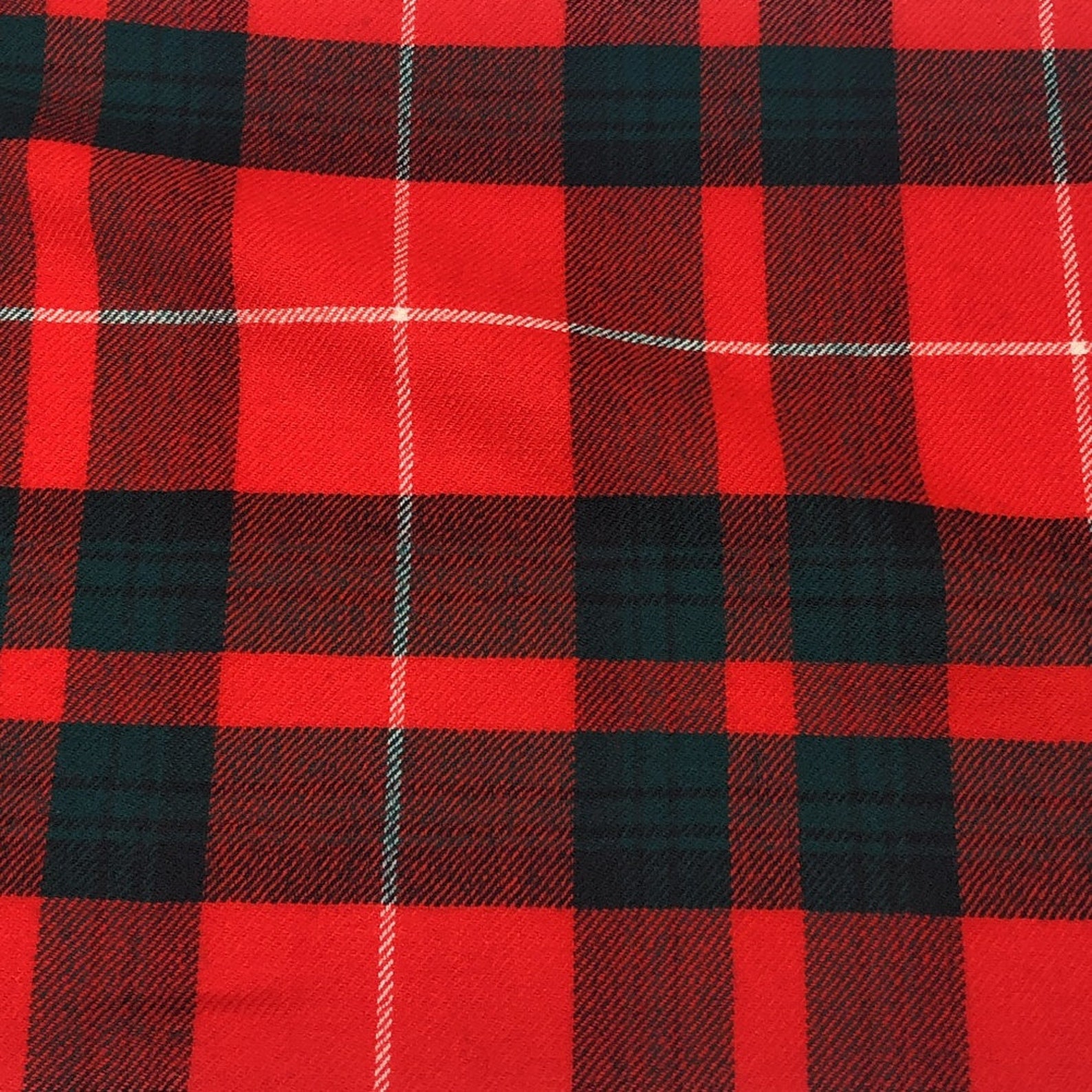Stuart of Bute Modern Tartan Fabric 100% Pure Wool Made in Scotland ...
