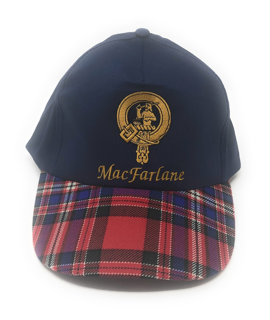Scottish Clan Crest Tartan Baseball/golf Cap Macfarlane - Etsy