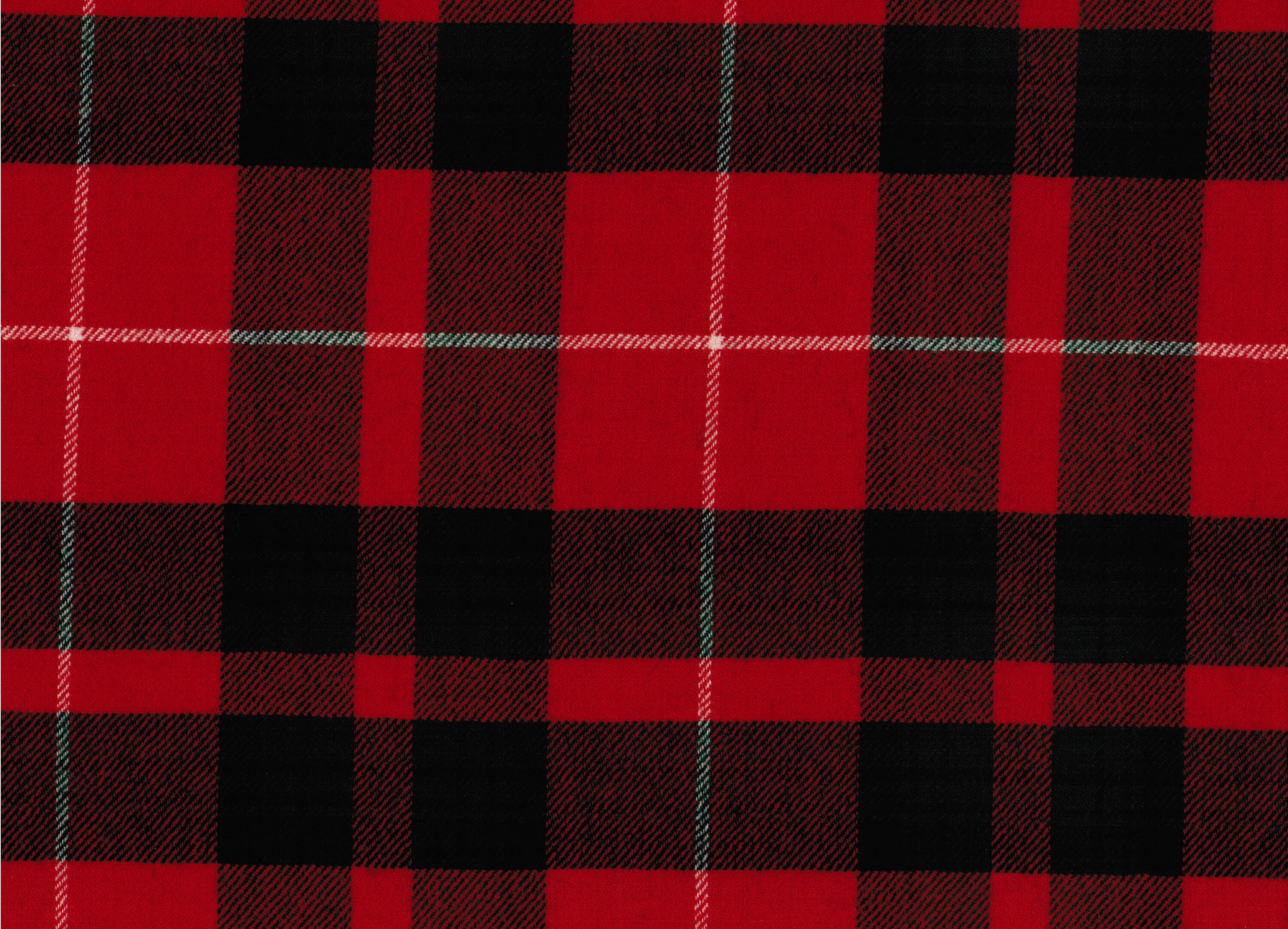 Stuart of Bute Modern Tartan Fabric 100% Pure Wool Made in Scotland ...