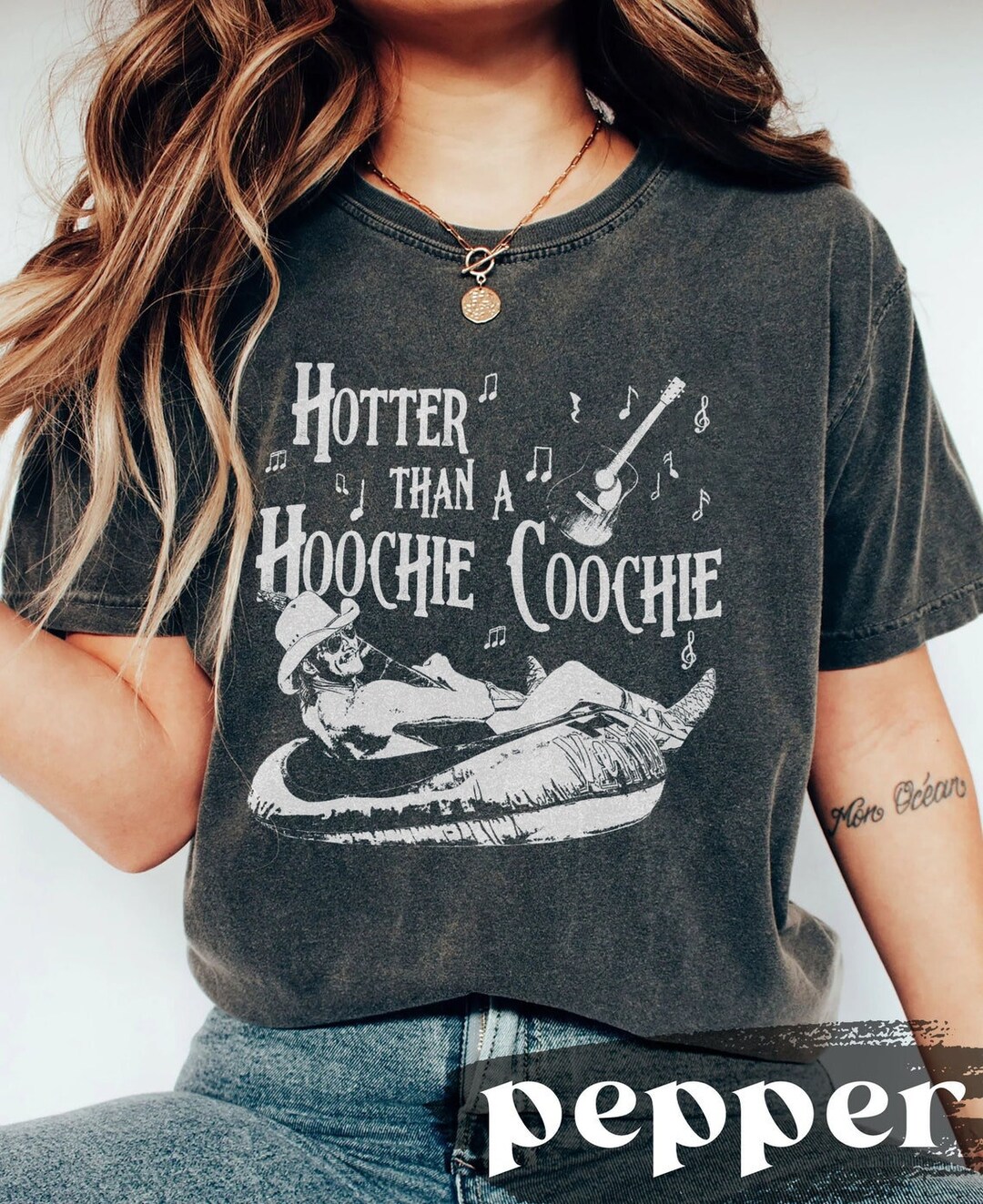 Vintage Hotter Than A Hoochie Coochie Shirt, Alan Jackson Comfort ...