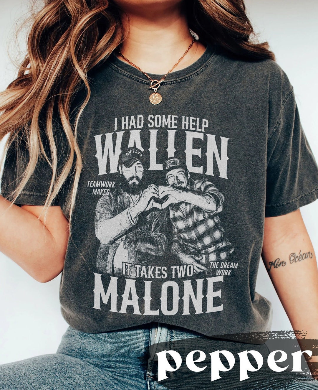 Vintage I Had Some Help Shirt, Country Music Shirt, Posty Wallen Shirt ...