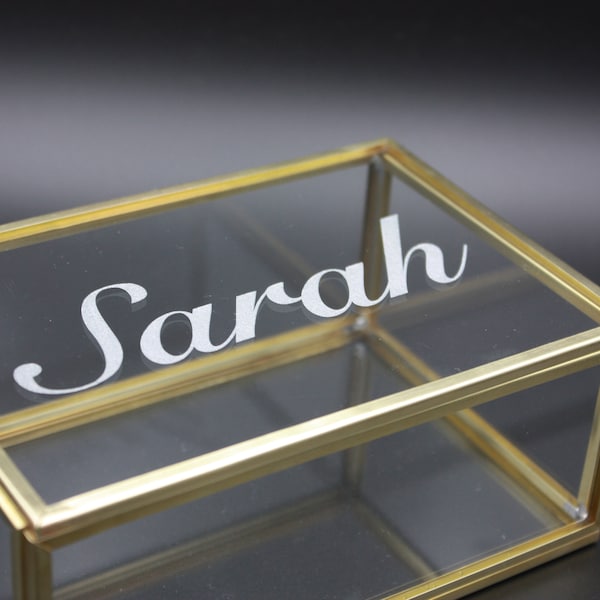 Clear Glass Box - Etsy