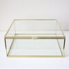 Glass Display Case 15 X 14"/ 14 X 12" , Brass Box, Jewelry Display ...