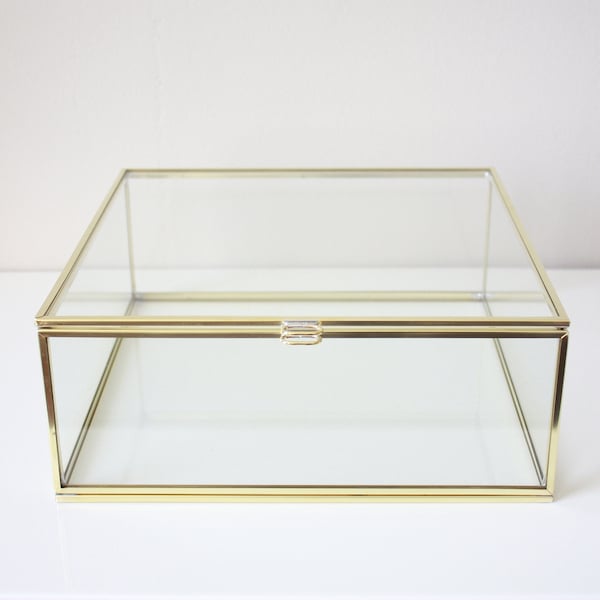 10x10 Glass Display Box - Etsy