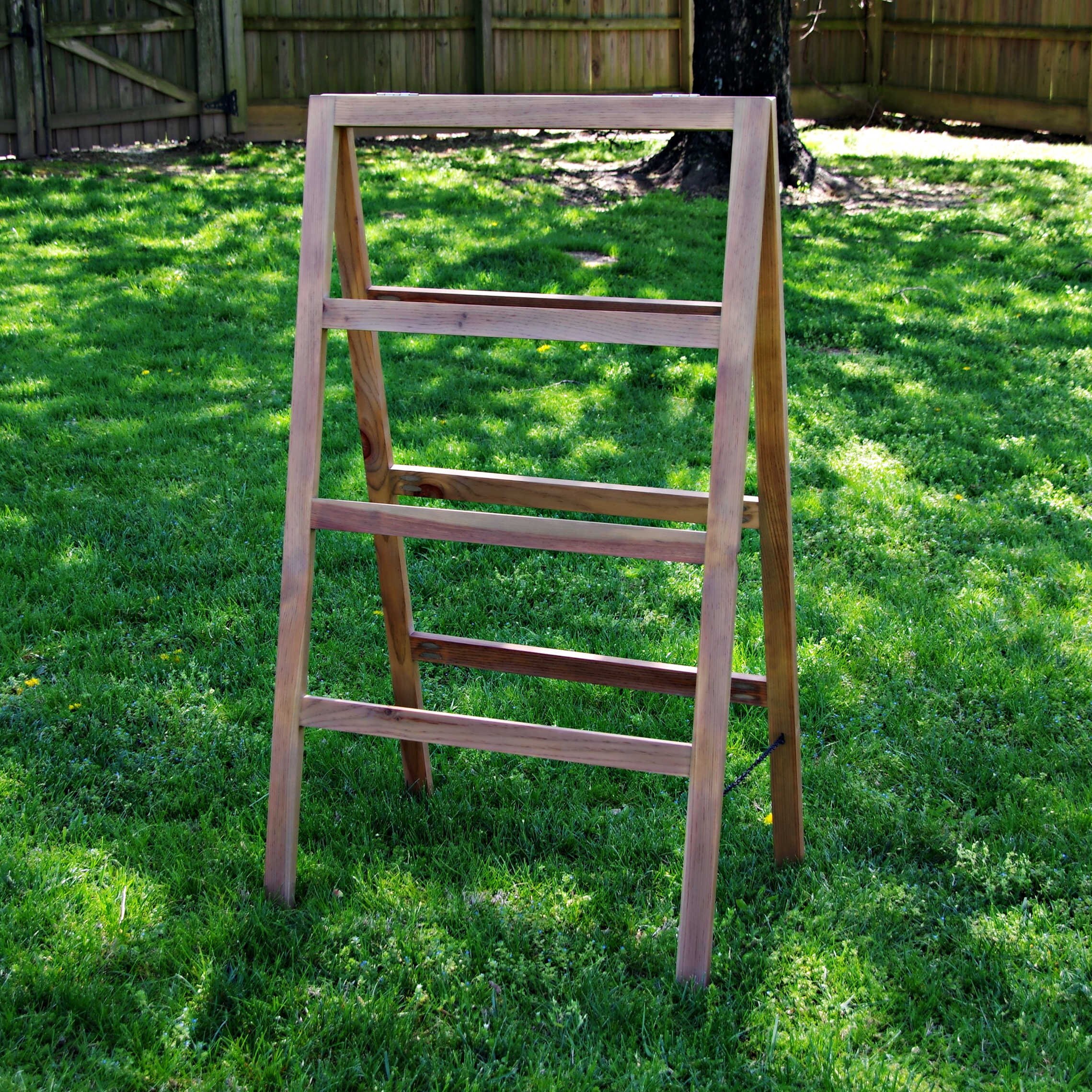 Quilt Rack 4-tier, Fully Assembled, Ladder Display Seven Rungs for ...