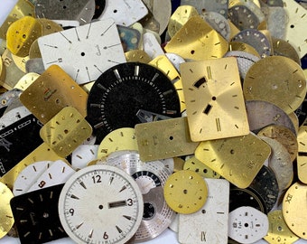 15 Watch Faces Dials Distressed Steampunk Part Art Watchmaker - Etsy