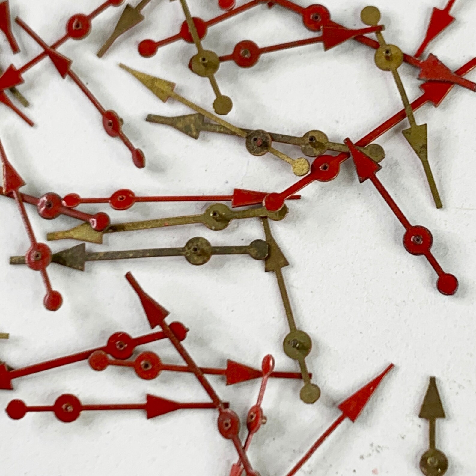 50 Red Watch Hands Arrow Steampunk Repair Altered Art | Etsy