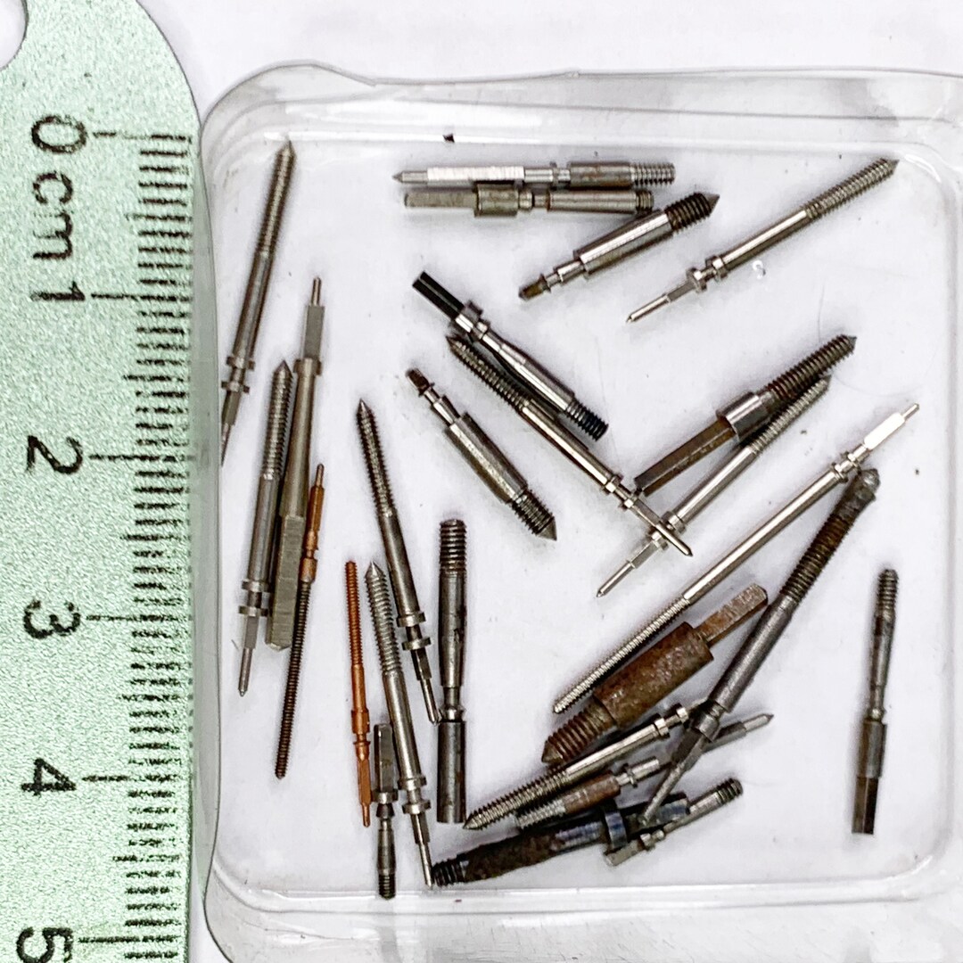 25 Pocket Wrist Watch Stems Watchmakers Lot Repair Vintage Parts Art ...
