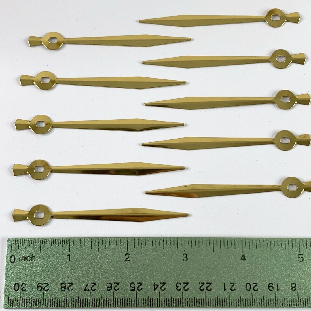 10 Large Gold Toned Sword Clock Hand Steampunk Altered Art - Etsy