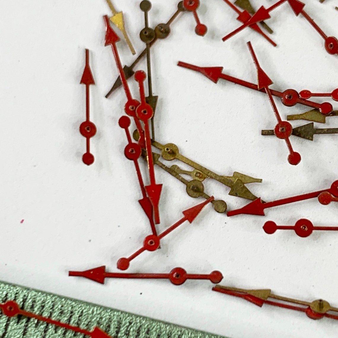 50 Red Watch Hands Arrow Steampunk Repair Altered Art | Etsy