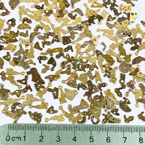 25 Gold Brass Watch Plates Flat Parts Steampunk Jewels Art - Etsy