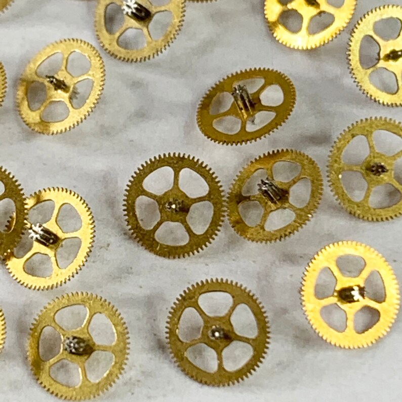 25 Watch Wheels 4.2mm Steampunk Parts Gears Vintage Watchmaker - Etsy