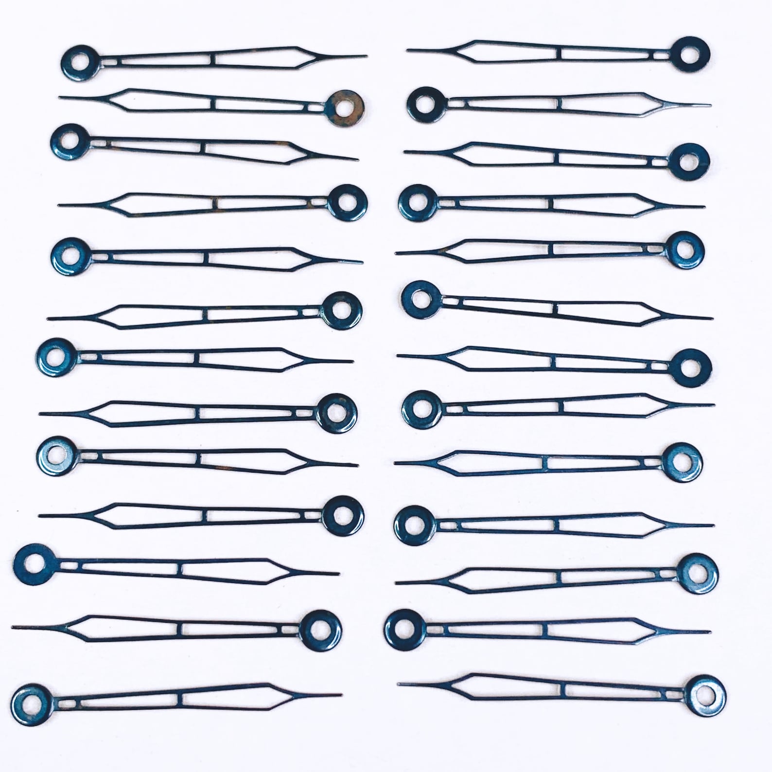 25 Blue Watch Hands Skeleton Minute Repair Watchmaker Lot - Etsy
