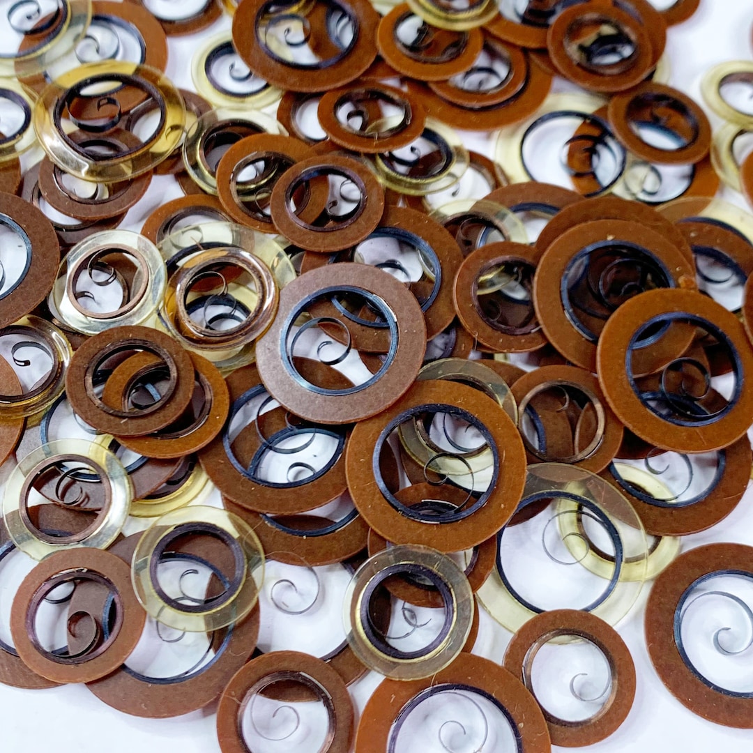 100 Mainsprings Watch Parts Steampunk Watchmakers Lot Wrist Springs ...