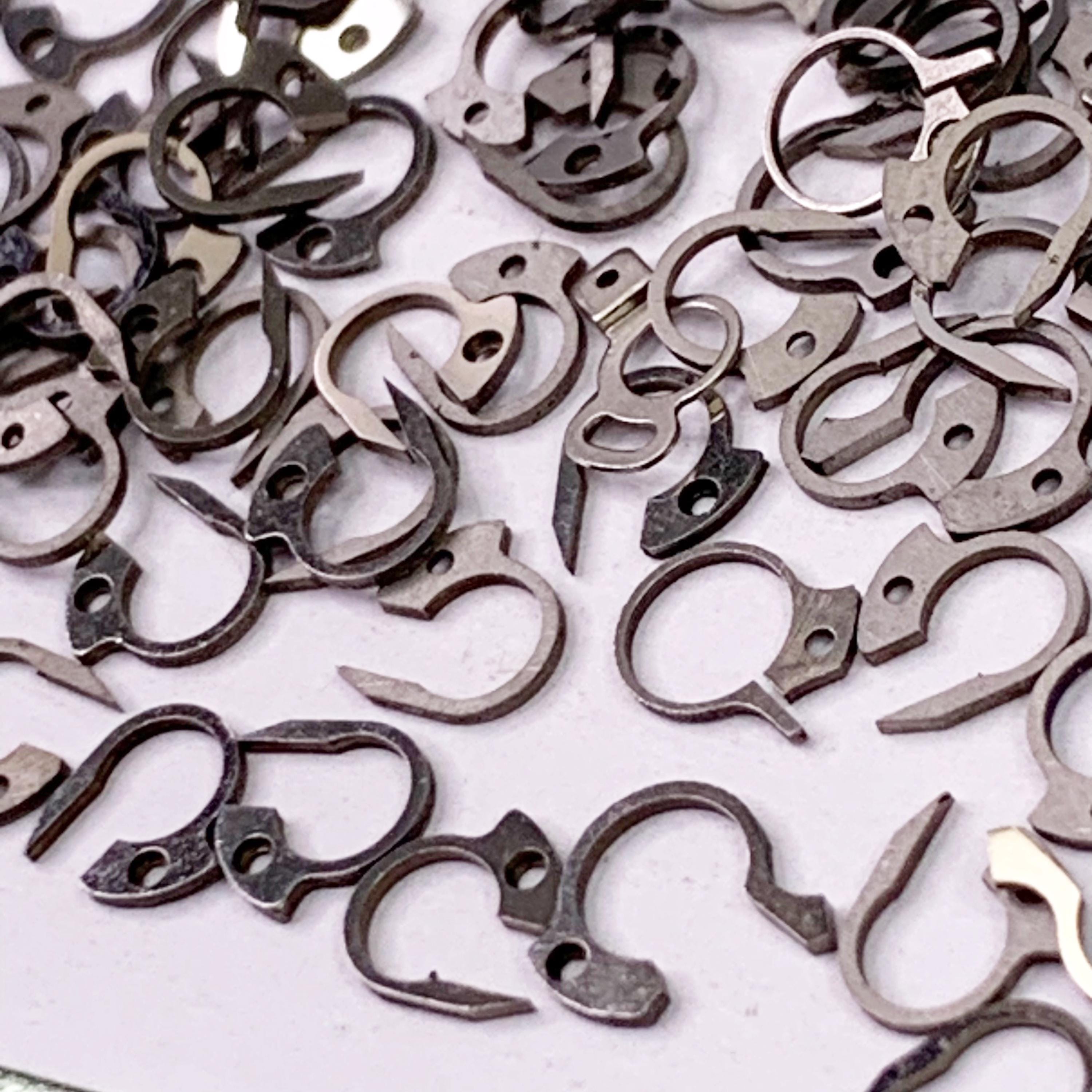 25 Click Springs Watch Part Steampunk Art Watchmaker Repair Lot Pocket ...
