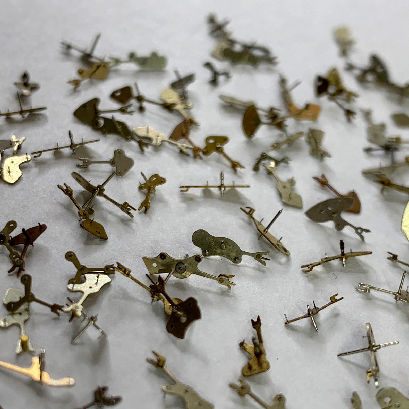 25 Pallet Forks Watch Parts Vtg Antique Pocket Clock Steampunk - Etsy