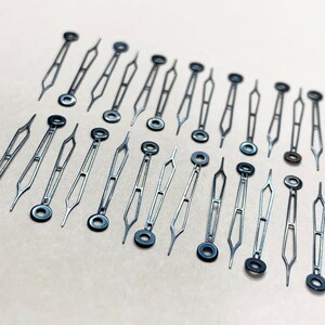 25 Blue Watch Hands Skeleton Minute Repair Watchmaker Lot Steampunk ...