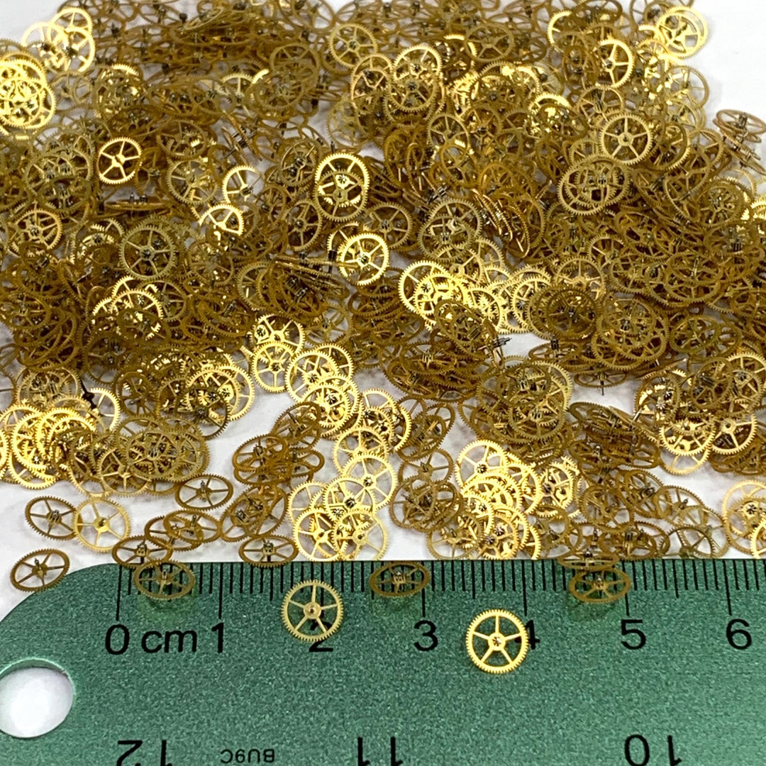 50 Shiny Watch Wheels Steampunk Parts 6mm Gears Watchmaker Lot - Etsy