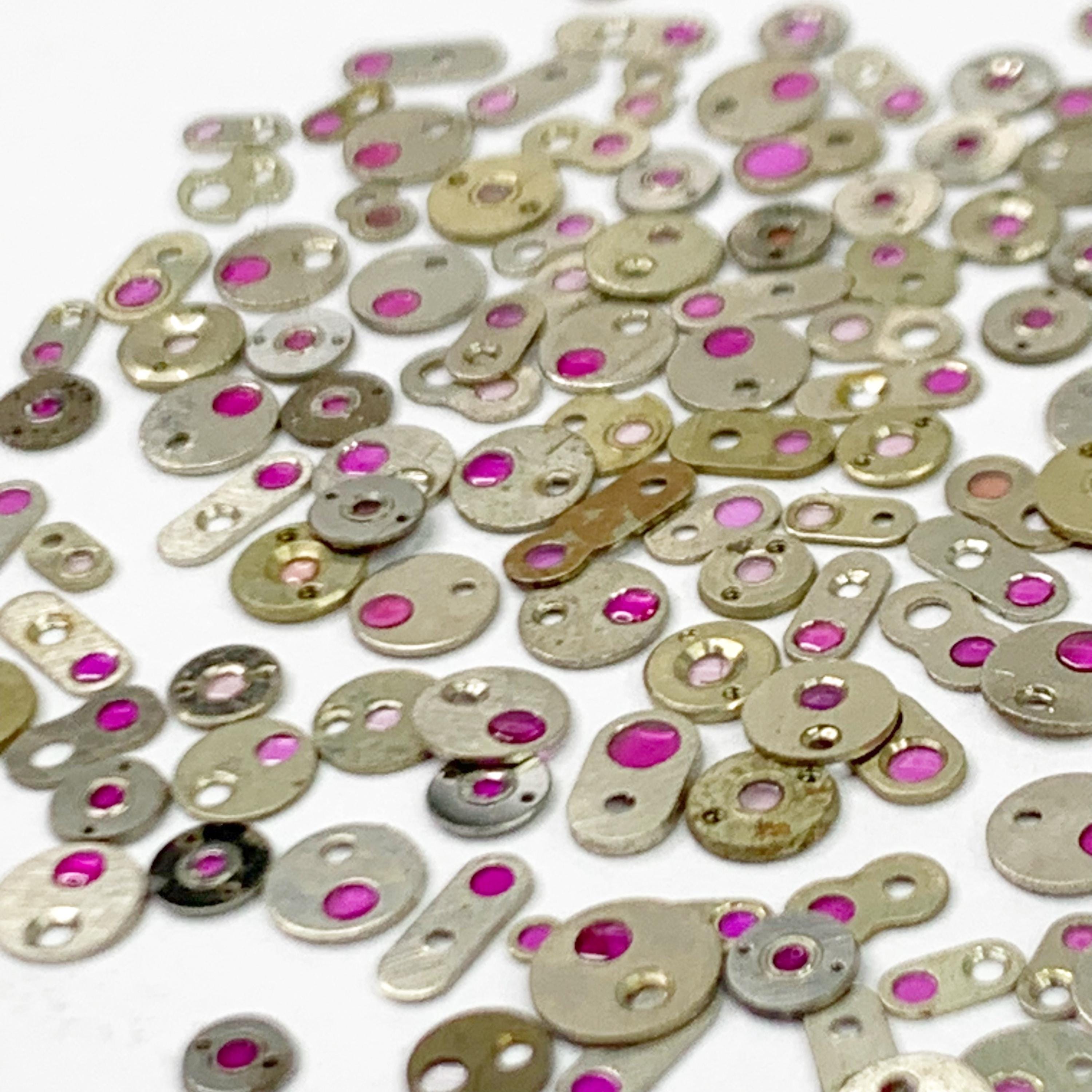 25 Cap Jewel Settings Wrist Pocket Watch Parts Steampunk Repair ...