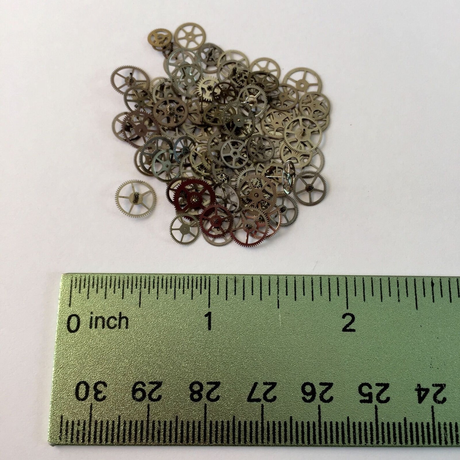 25 Shiny Silver Watch Wheels Altered Art Part Gear Steampunk | Etsy