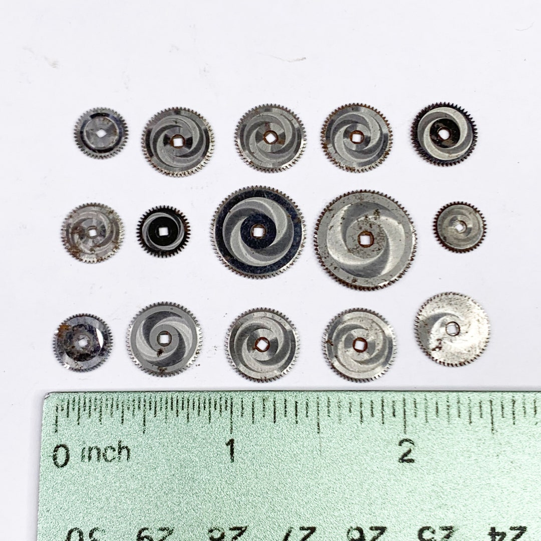 15 Pocket Wrist Watch Etched Ratchet Wheel Gear Steampunk Watchmaker ...