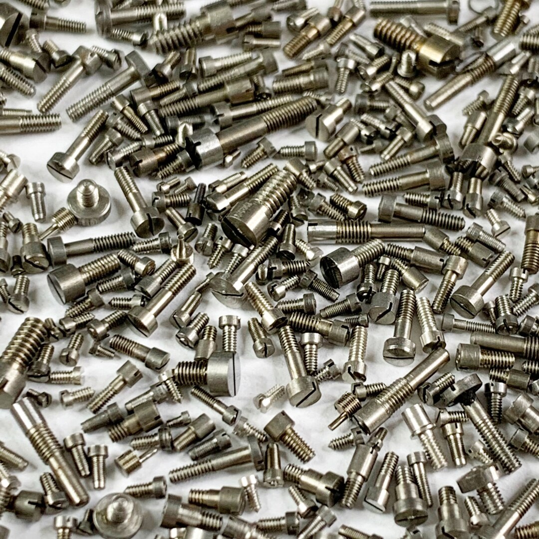 100 Elgin Pocket Watch Screws American Bridge Pillar Parts Watchmaker ...