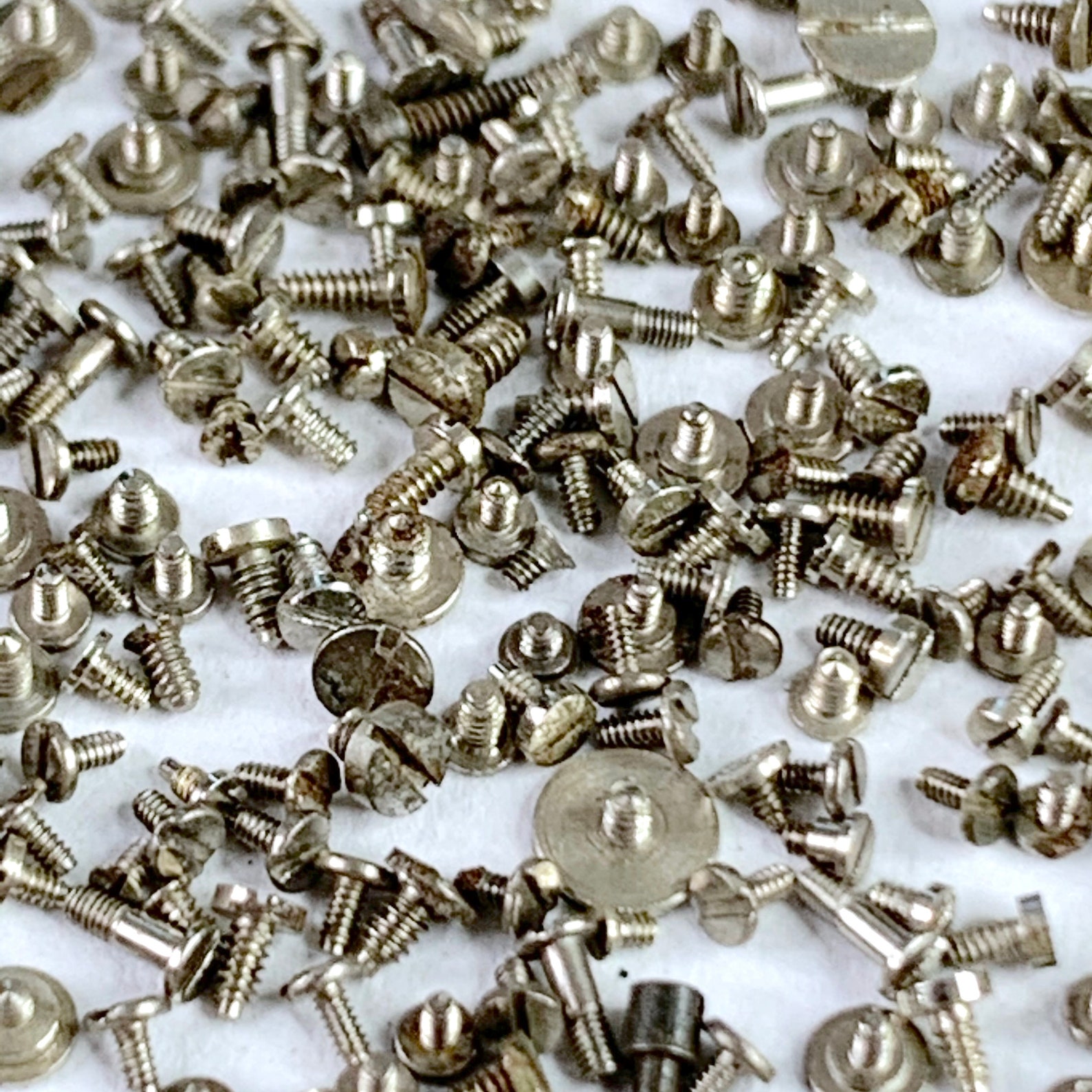 100 Watch Screws Tiny Steampunk Altered Art Parts Watchmaker - Etsy