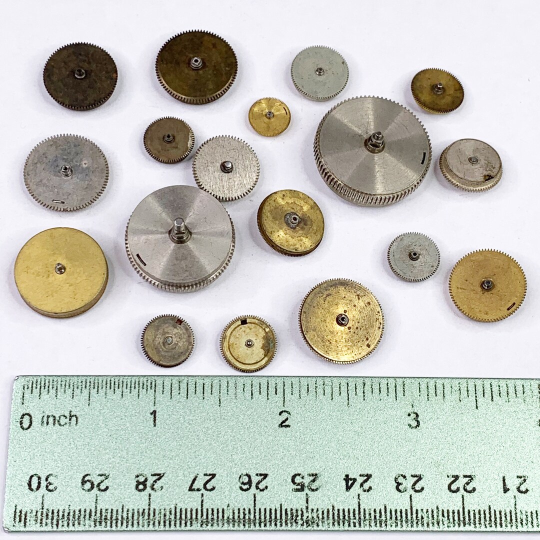 18 Watch Barrels Spring Steampunk Part Gear Watchmaker Lot Pocket Wrist ...