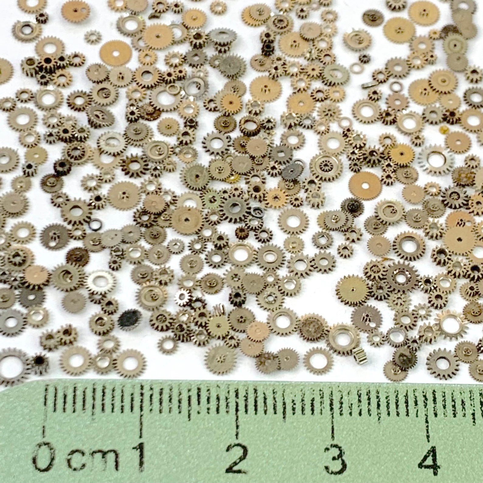 100 Teeny Tiny Watch Gear 2-4mm Silver Nail Altered Art - Etsy