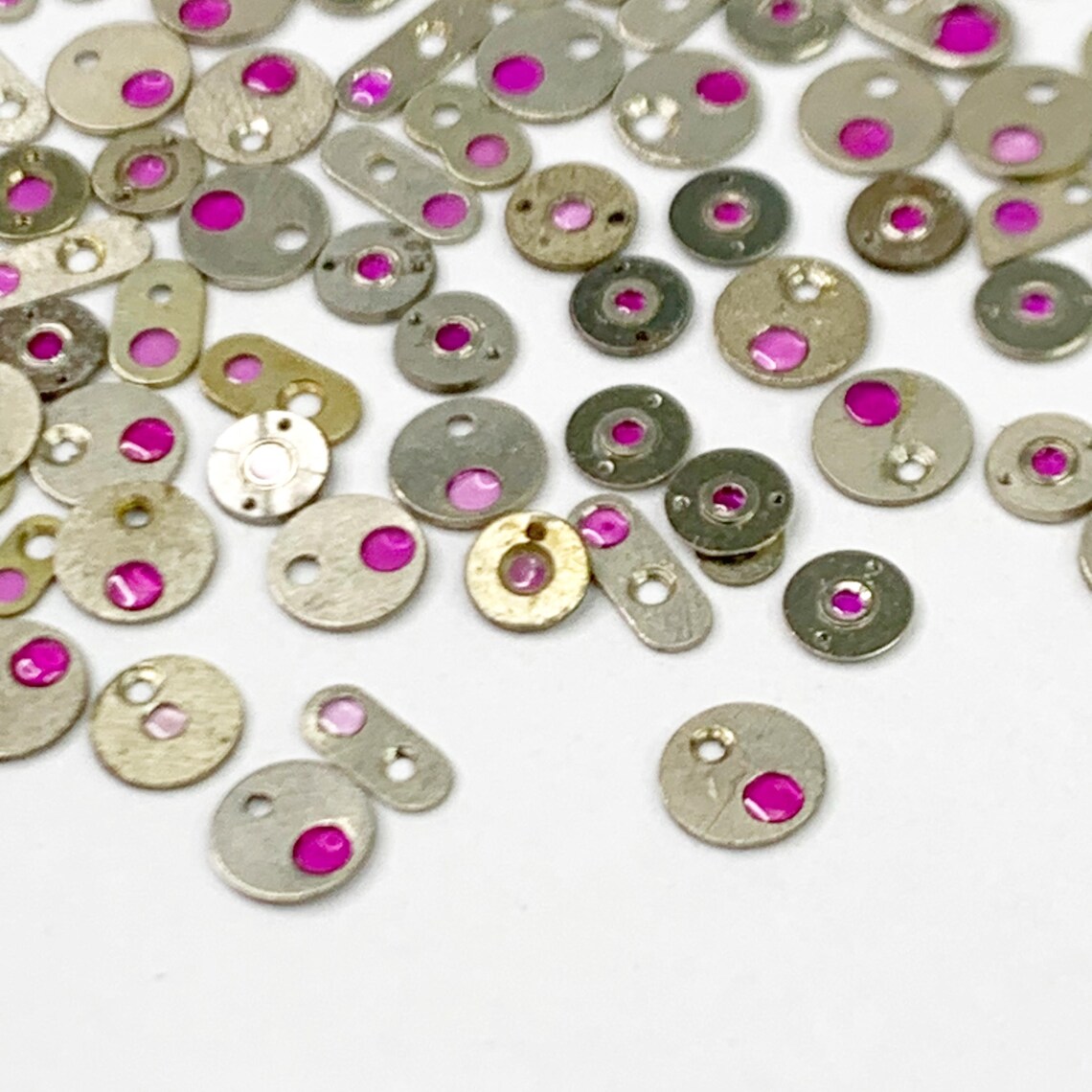 25 Cap Jewel Settings Wrist Pocket Watch Parts Steampunk Repair ...