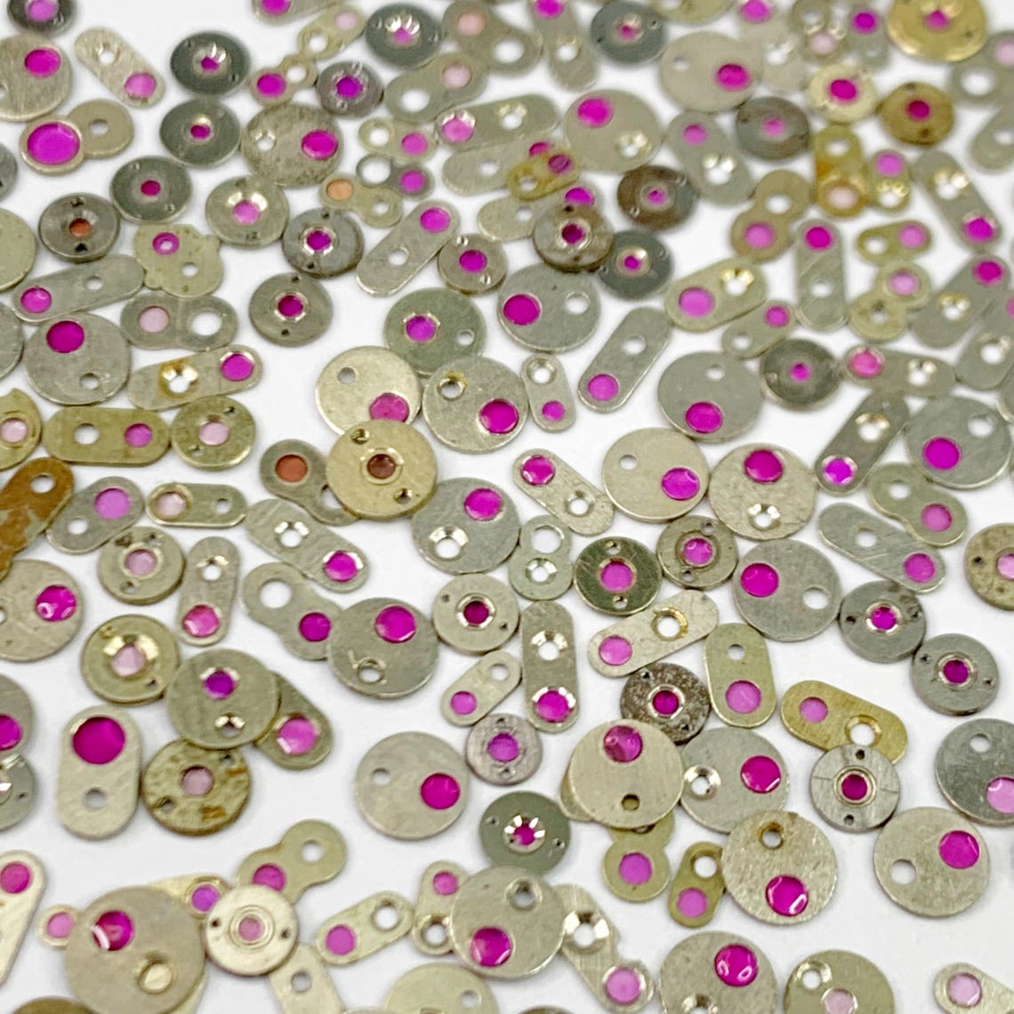 25 Cap Jewel Settings Wrist Pocket Watch Parts Steampunk Repair ...