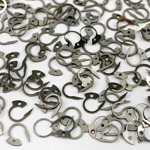 25 Click Springs Watch Part Steampunk Art Watchmaker Repair Lot Pocket ...
