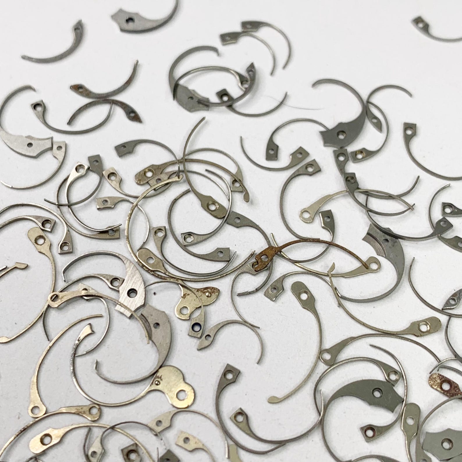 25 Clicks Jump Springs Watch Part Steampunk Watchmaker Repair Lot ...