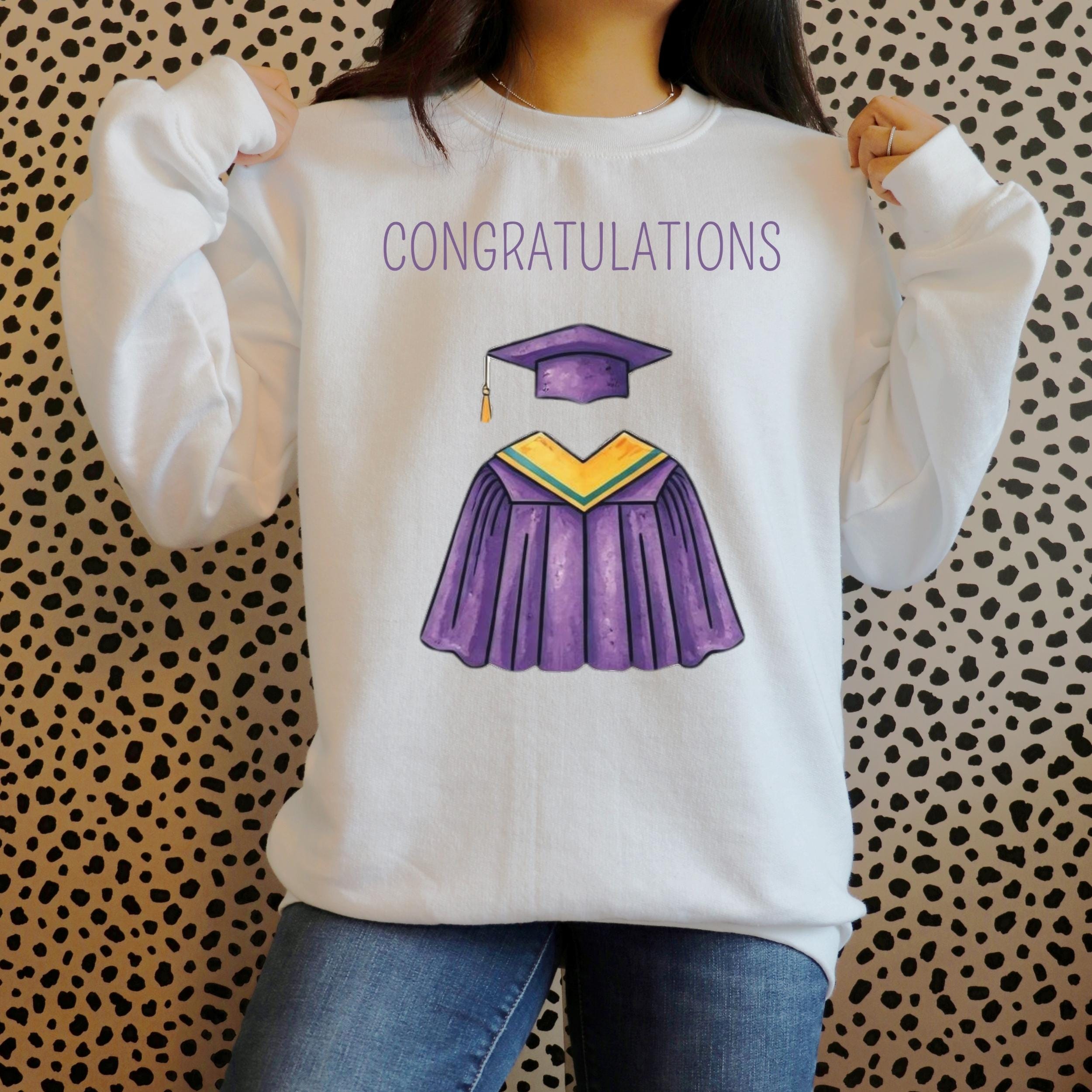 Graduation PNG | Purple Cap and Gown Sublimation File | Graduation ...